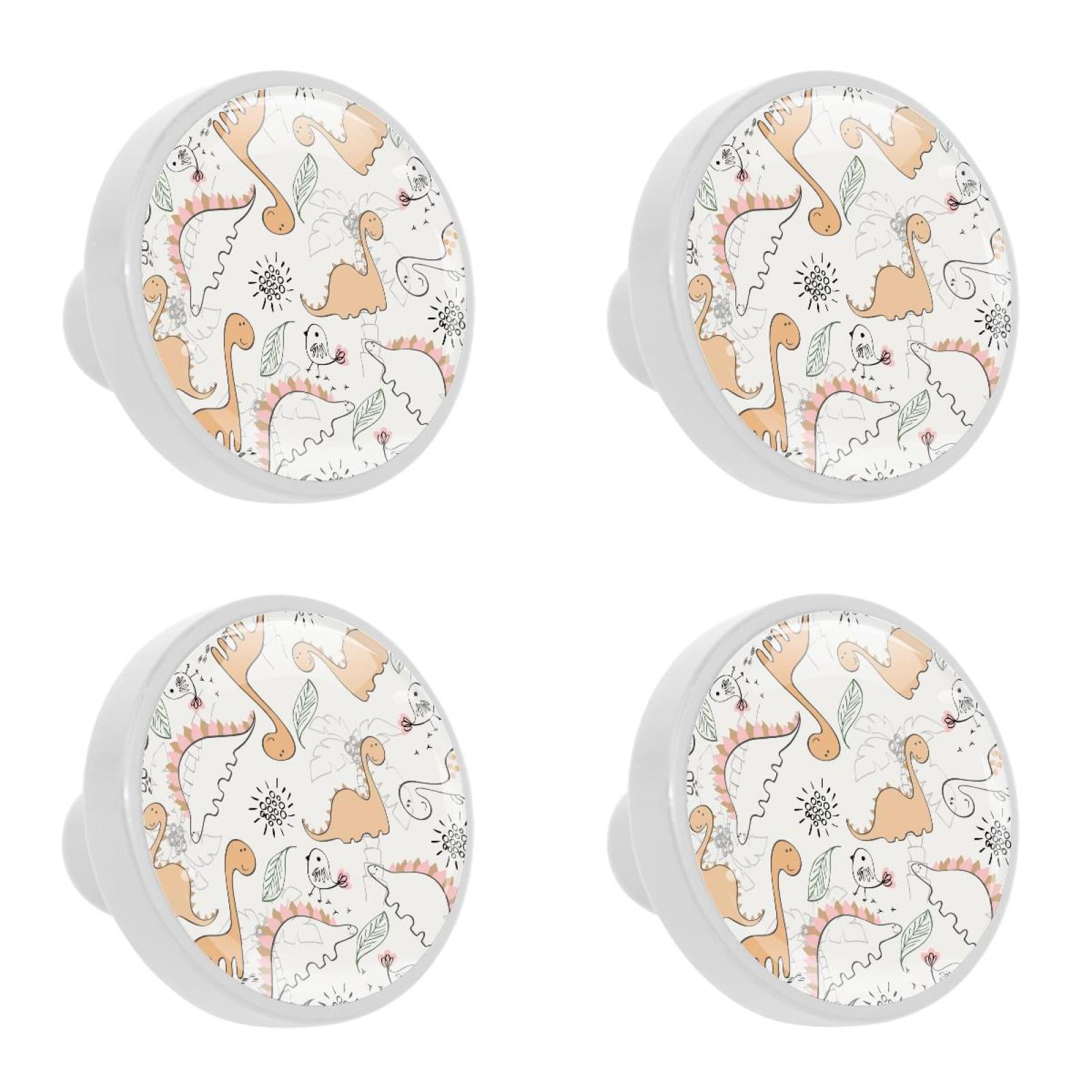 4 Pcs Dinosaur Knobs for Kitchen Cabinet Cupboard Dresser Bookcase ...