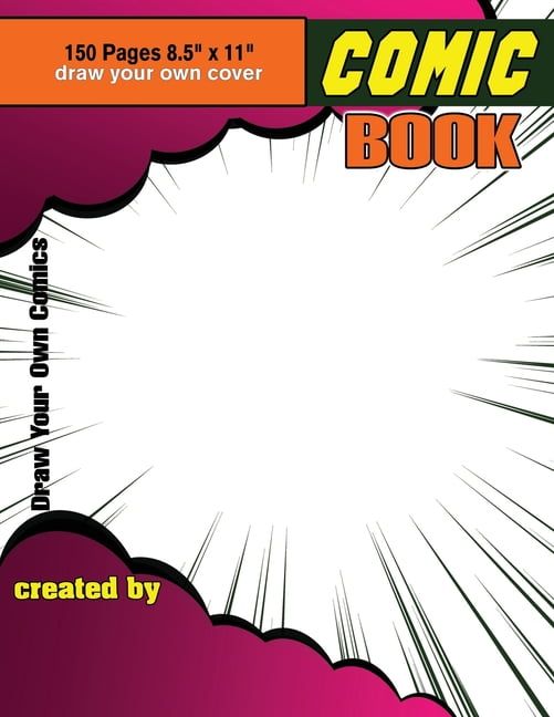 №3 Draw Your Own Comic Book And Create Your Own Cover Blank Comic
