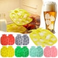 Pineapple Shaped Silicone Mold with 12 Cavities for Ice Cube Cocktails ...