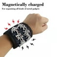 Black Magnetic Wrist Strap, Carpenter Tool Band, Multifunction ...