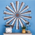 DecMode Metal Windmill Wall Decor - Farmhouse Sculpture - Walmart.com