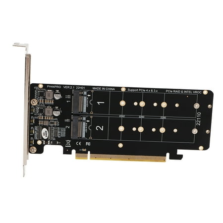 PCIE MKEY Adapter,PCIE X16 to M.2 PCIE MKEY Expansion Card RAID Card ...