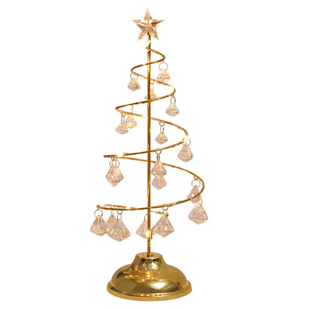 Click here for Ruiboury Small Prelit Christmas Tree Crystal Decor... prices