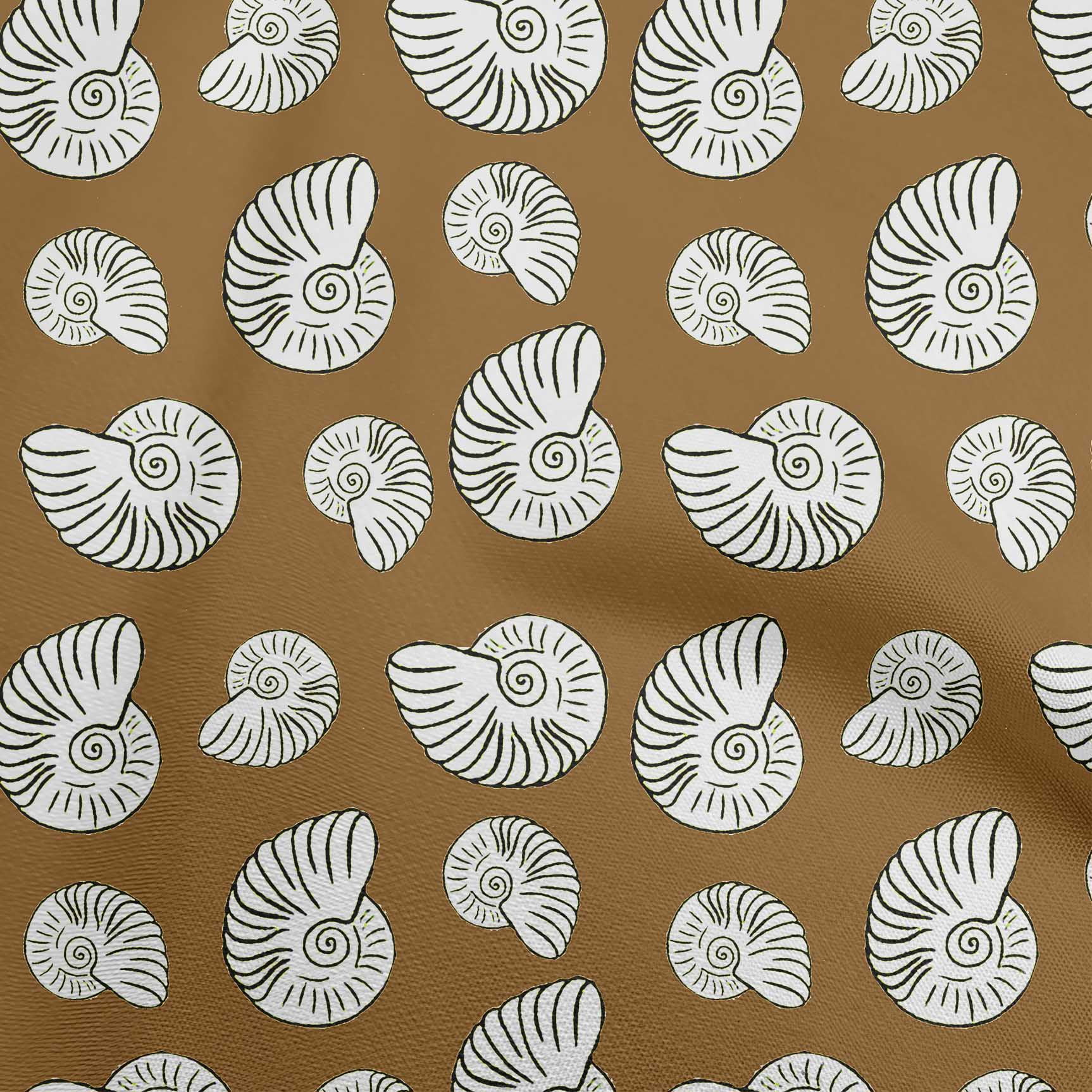 oneOone Velvet Hot Curry Fabric Nautical Fabric For Sewing Printed ...