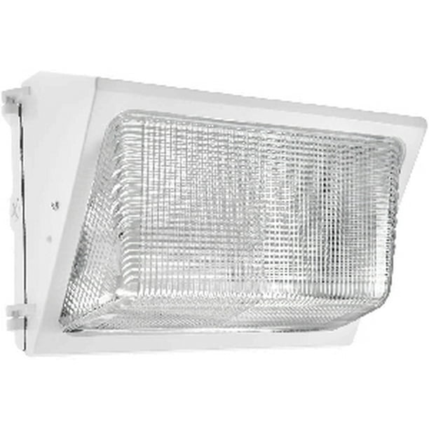 RAB Lighting WALLPACK 150W HPS 120V NPF GLASS LENS LAMP WHITE WITH 120V ...