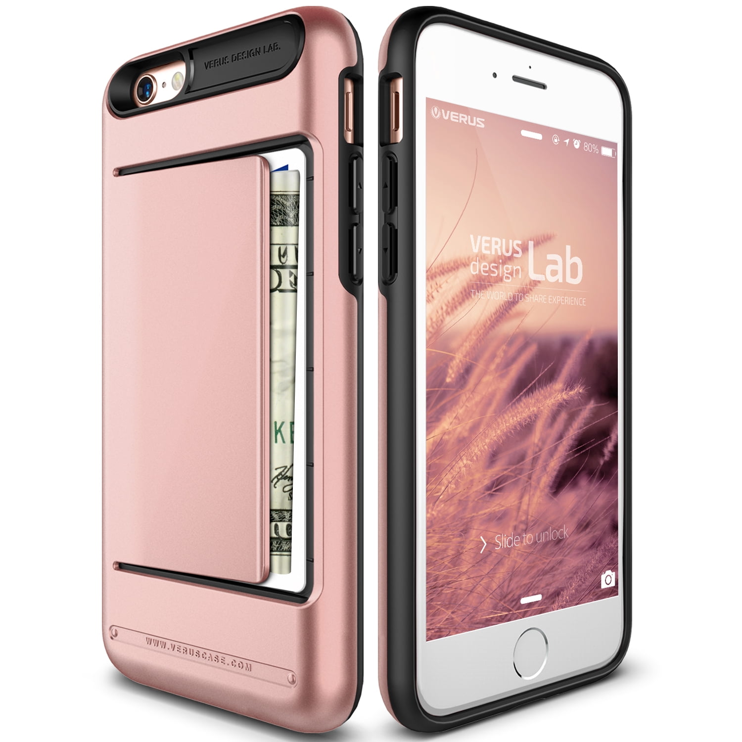 iPhone 6S Case Cover | Wallet with Card Slots | VRS Design Damda Clip ...