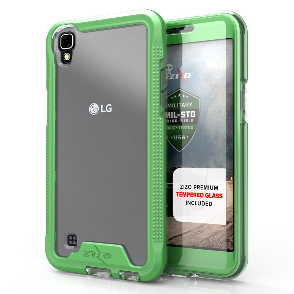 Zizo ION Series compatible with LG Tribute HD Case Military Grade Drop ...