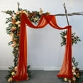 GUOOL Wedding Arch Draping Wedding Backdrop Curtain Durable Romantic ...