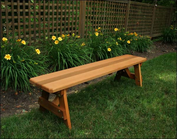 8' Red Cedar Bench - Walmart.com