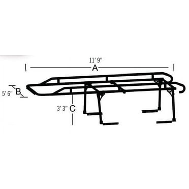 Paramount Restyling 18602 Heavy Duty Full Size Contractors Rack (Fits ...
