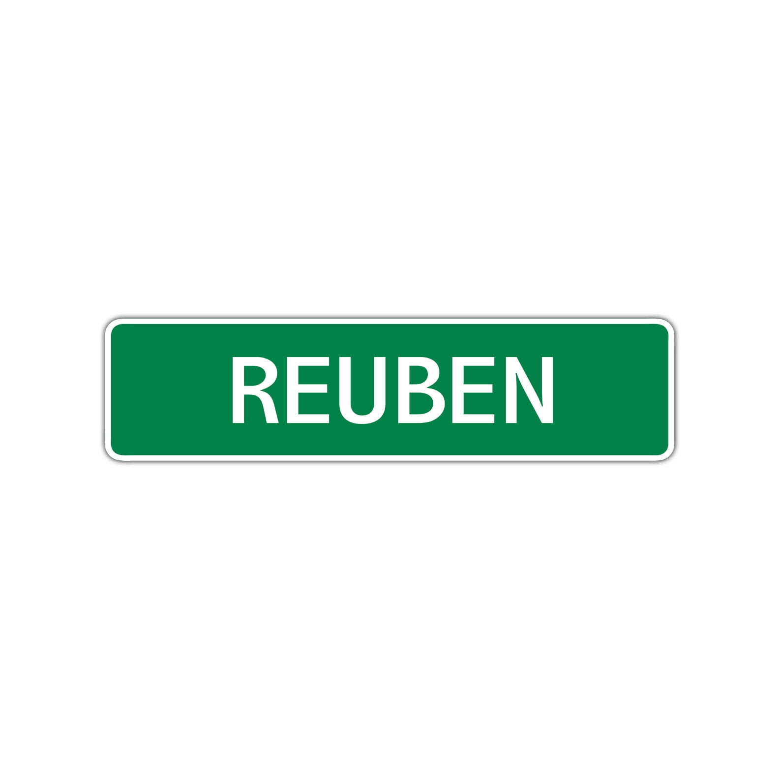 Reuben Boys Children Indoor Outdoor Unique Wall Novelty Name Letter ...