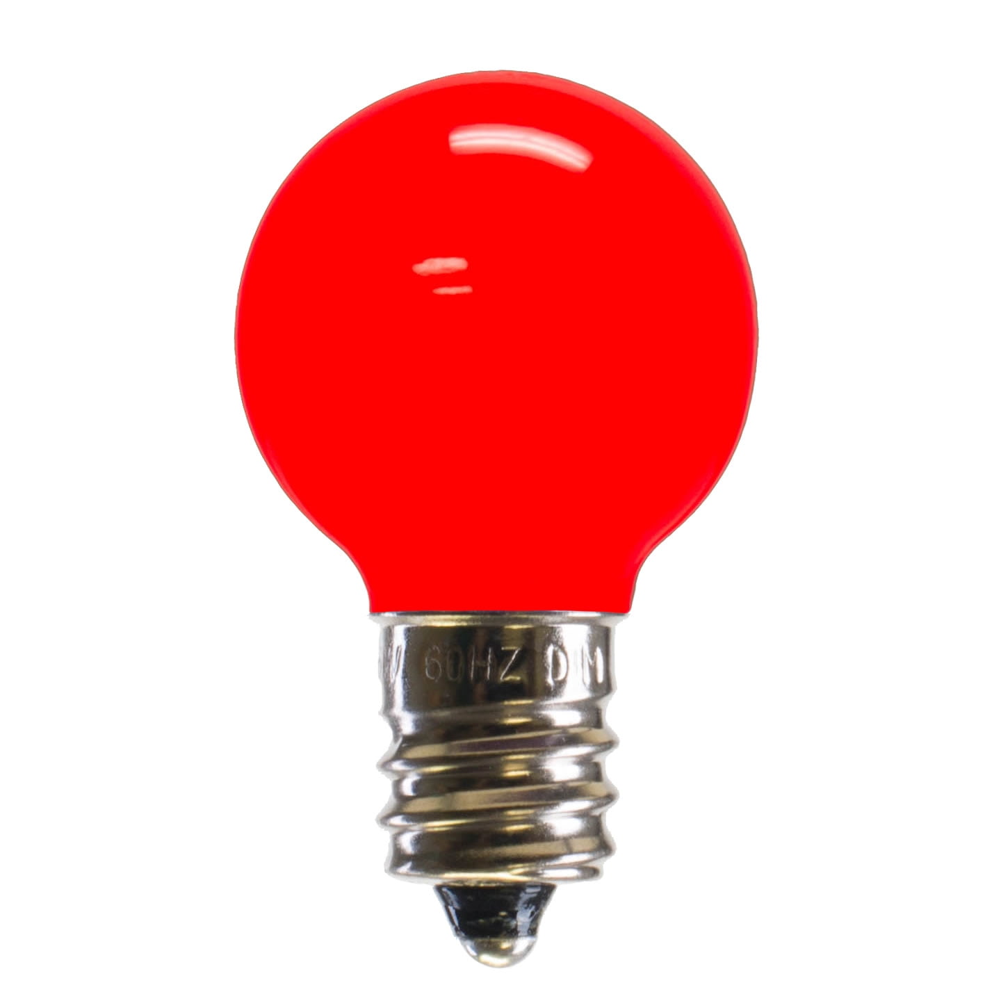 Vickerman G30 Red Ceramic LED Replacement Bulb E12 .96W - Walmart.com