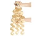 1/3/4 613 Blonde Hair Extension Brazilian Hair Weave Bundles Body Wave ...