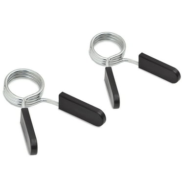 Barbell Clamp Spring Collar Clips Gym Weight Dumbbell Lock Kit Barbell ...