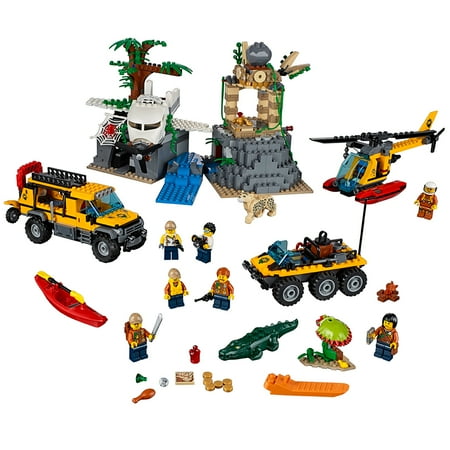 LEGO City Jungle Explorers Jungle Exploration Site 60161 - Walmart.com