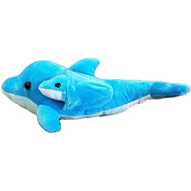 Kacakid 1 Pcxs Stuffed Animal Dolphin Plush Doll Toy Gifts For Kids ...