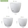 12/10/9 Inch Large Self-Watering Planters with Mesh Drainage Holes ...