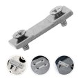 10Sets Plated Silver Metal Caliper Tail Retaining Plates Compatibility ...