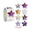 500Pcs/Rolll Glittering Star Sticker for Kids Reward Colorful Star ...