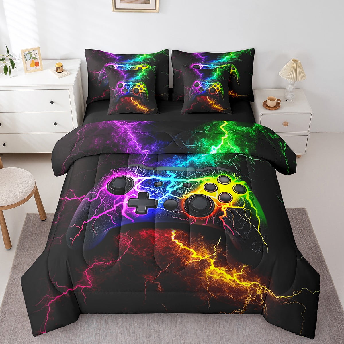 Click here for Yst Boys Gamer Bed In A Bag Full lightweight 7 Pie... prices