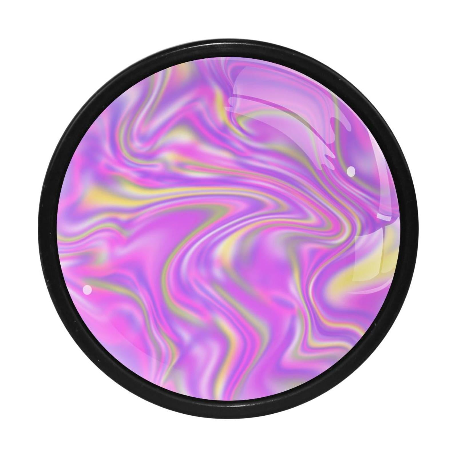 4 Pcs Abstract Texture Knobs for Kitchen Cabinet Cupboard Dresser ...