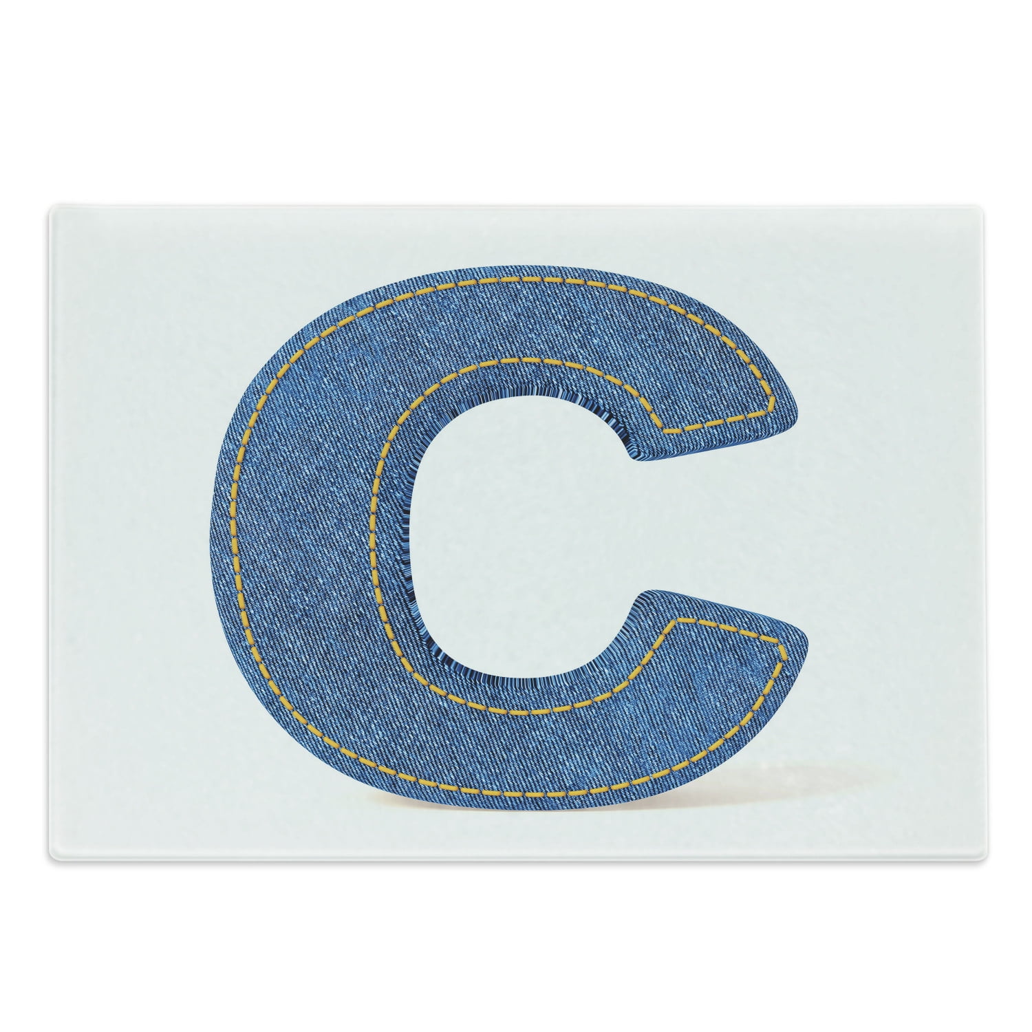 Letter C Cutting Board, Alphabet Sign Writing Language Uppercase C ...