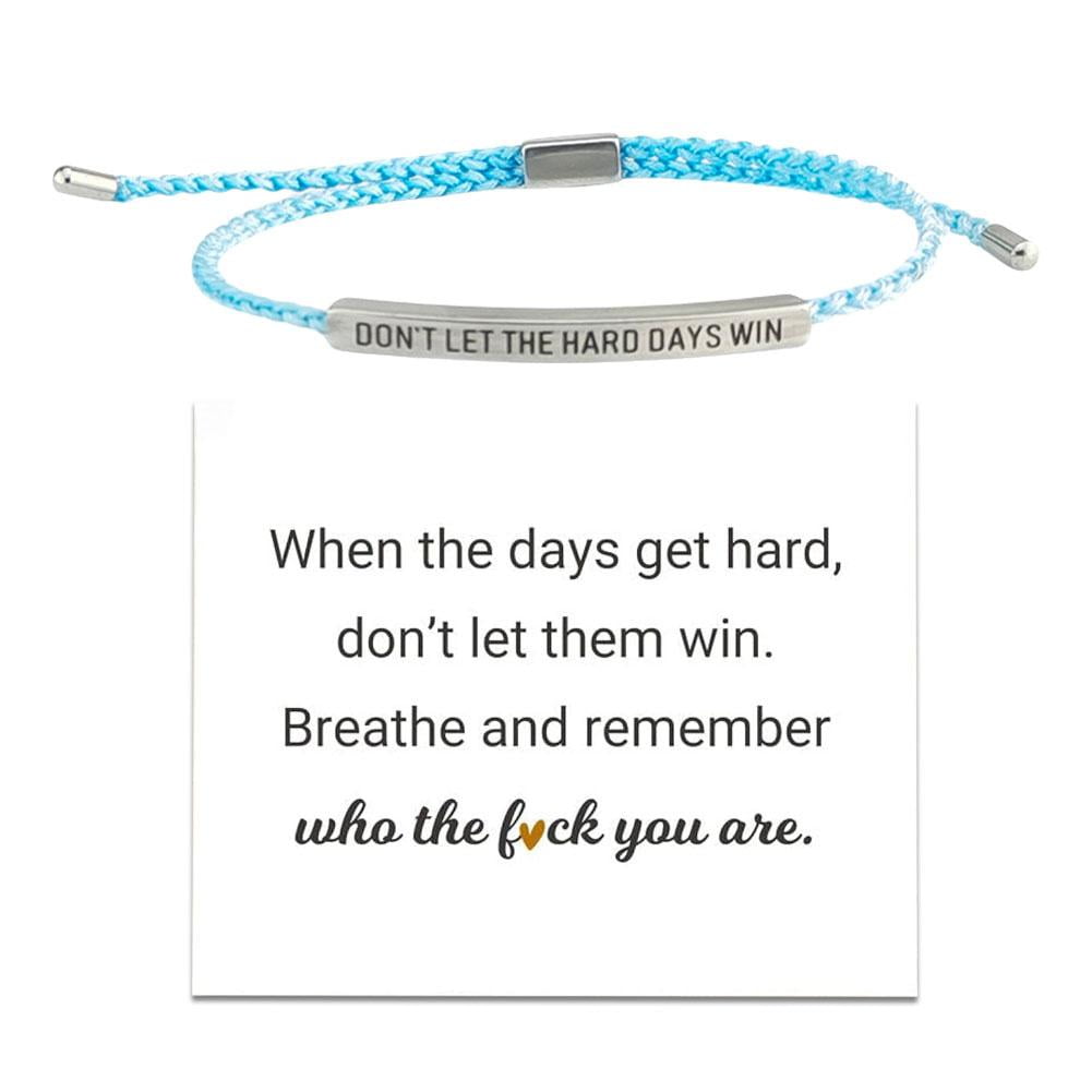 Click here for Unbranded Dont Let The Hard Days Win Bracelet For... prices