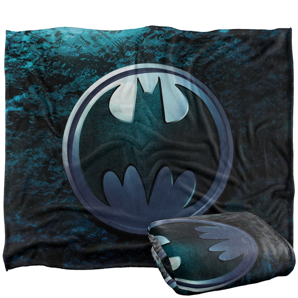 Batman Blanket, 50x60, Batman Batcave Bat Symbol Logo Silky Touch Super ...