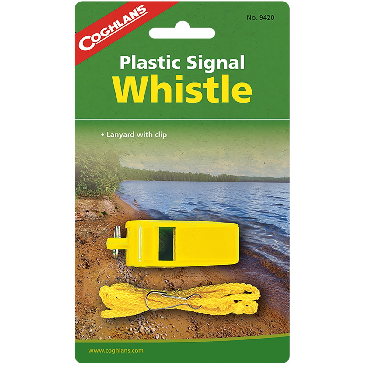 Coghlans Signal Whistle Yellow Plastic - Walmart.com