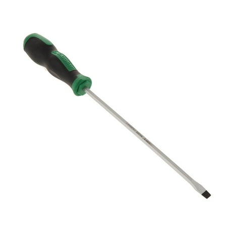 Slotted Flat Headed Screwdriver with Tip Rubber Handle W4369D 6X200MM ...