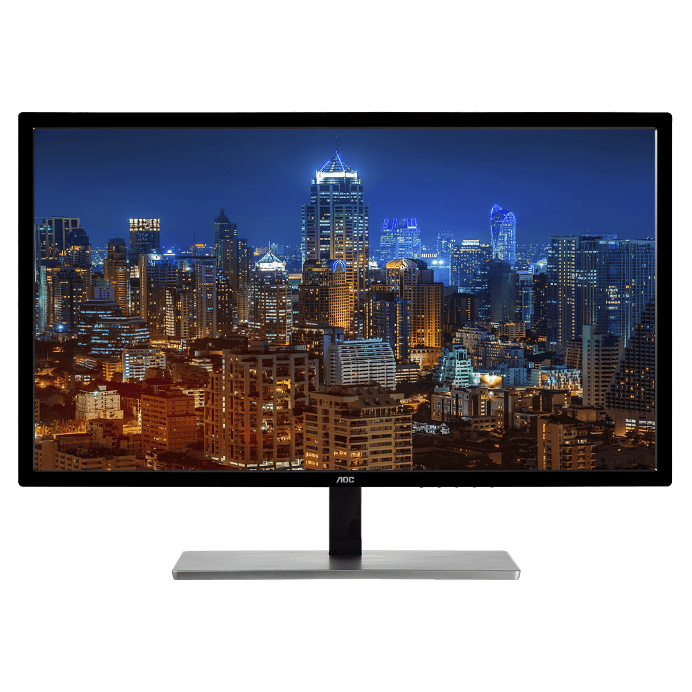 AOC Monitor 28" 4K UHD 3840x2160 Res Free-sync 1ms 300 cd/m2 Brightness ...