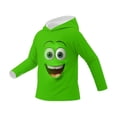 Ceisia Kids' UPF50+ Sun Protection Long Sleeve Cartoon Face Print ...