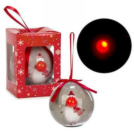 Snowman with Flashing LED Nose Ornament - Walmart.ca