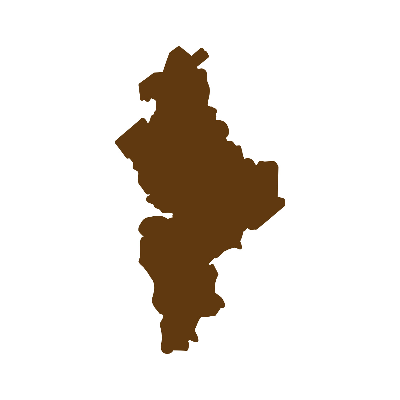 Nuevo Leon State Shaped Sticker Decal Die Cut - Self Adhesive Vinyl - Weatherproof - Made in USA ...