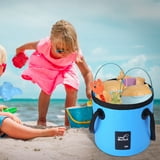 Portable 5 Gallon Collapsible Ice Bucket with Handles for Wine, Beer ...