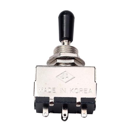 3 Way Pickup Selector Toggle Switch Guitar Box Toggle Knob (chrome And ...