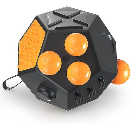12 Sides Fidget Cube, Dodecagon Fidget Toy Dice Stress Anxiety Relief ...