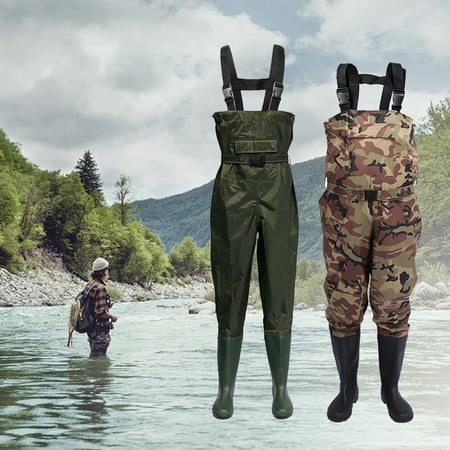 Chest Wader Nylon/PVC Waterproof Fishing Waders for Men and Women | Walmart Canada