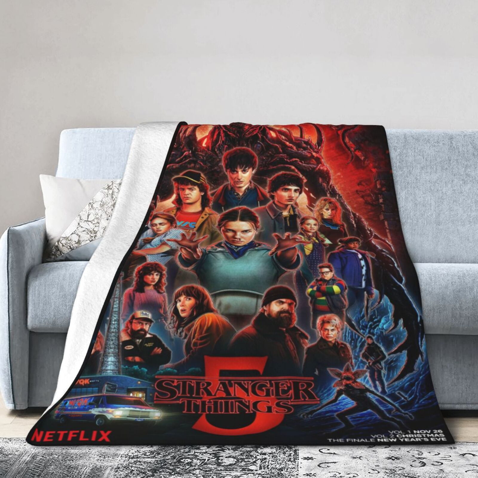 Click here for Echte Strang-Er Thing-S 5 Throw Blanket Super Soft... prices