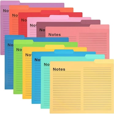 C-Line Write-On Poly File Jackets, Letter Size, Assorted Colors, Pack ...