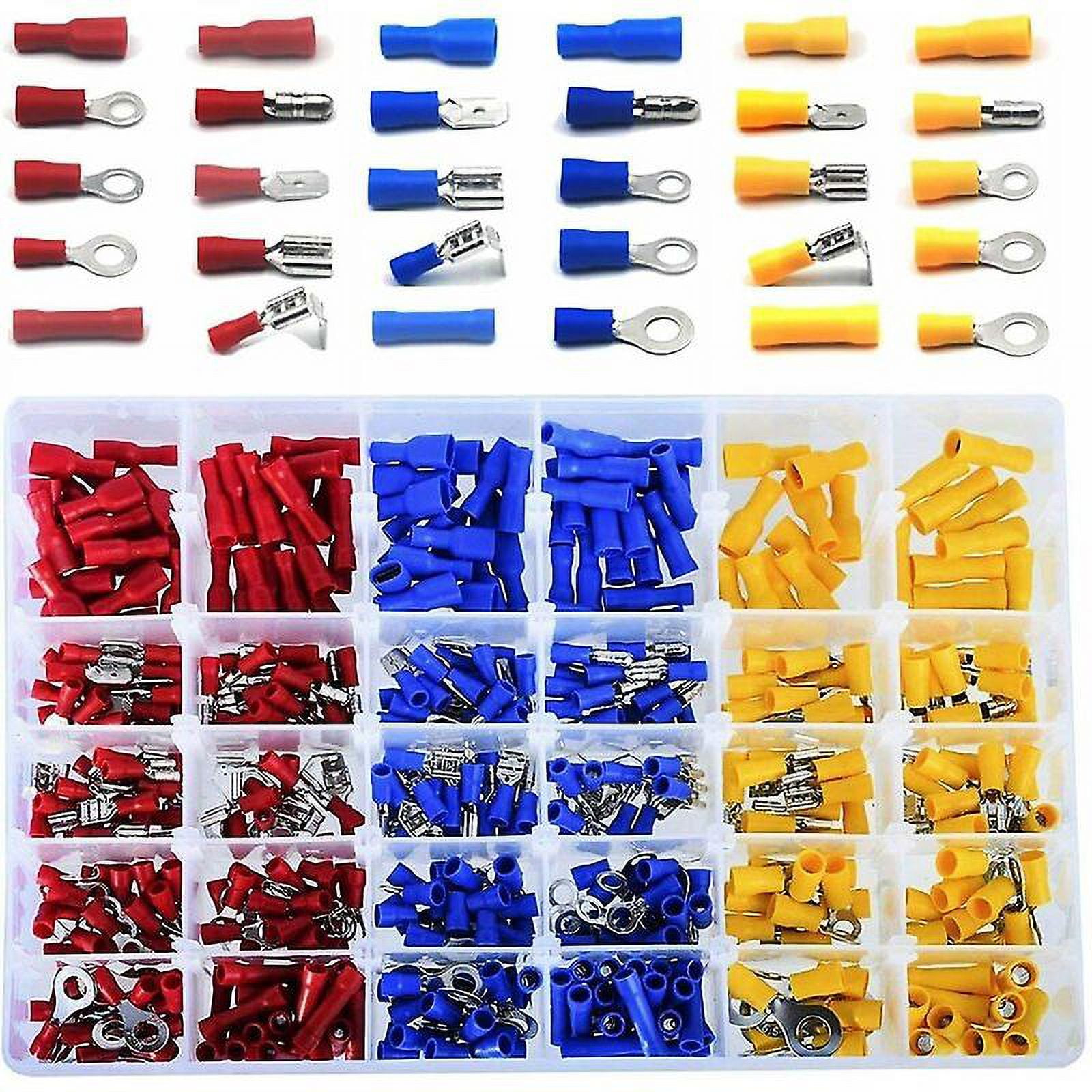 Terminales eléctricos para automóvil, 480 terminales de engarce que ...
