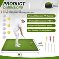 31mm Thick Golf Mat, 5x4ft Elite Hitting Mat for Outdoor & Indoor ...