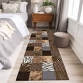 Animal Print Runner Rugs 2x6 ft Rustic Leopard Zebra Tiger Stripes ...