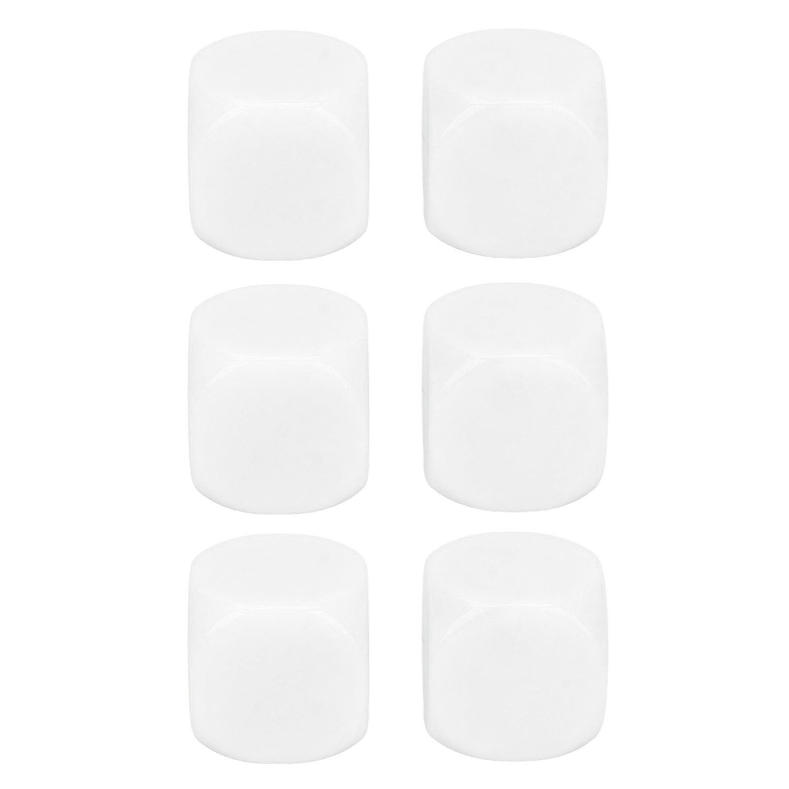 Large Dice Set 6Pcs Large Dice Set Round Corner Plastic Waterproof ...