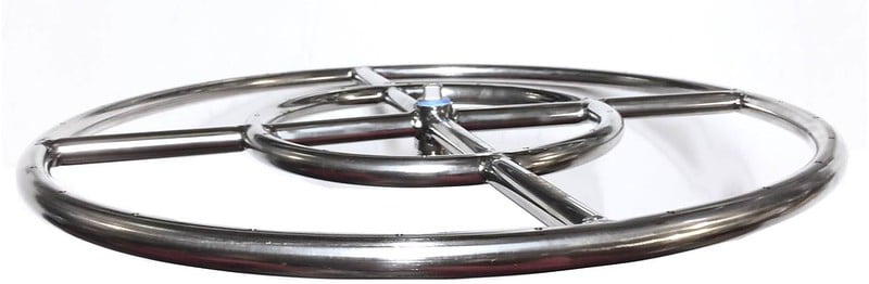 FR12: 12" DOUBLE RING 316 STAINLESS FIRE RING - Walmart.com
