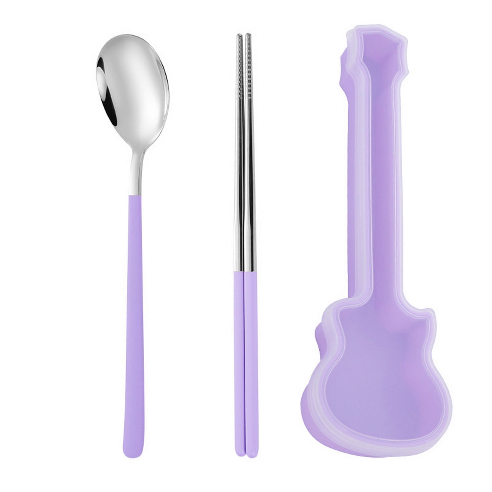 FaLX Spoon Chopsticks Set - Food Grade Mirror Polish, Smooth Edge, Rust ...