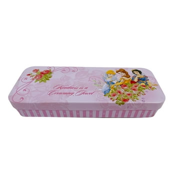 7pk Disney Princess Colored Pencils and Pencil Box Set - Walmart.com