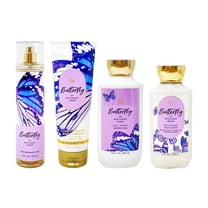Bath and Body Works Butterfly 3 Piece Gift Set - Body Cream - Shower ...