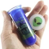 4 Alien Test Tube Slime With Mini Figurine - Oozy Gooey Fun Party Favor ...