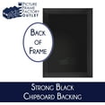 14.25x19.5 Black MDF Frame - For Puzzles, Photos, Artwork, Includes ...